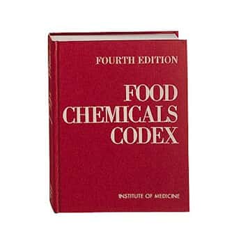 Food Chemicals Codex, Fourth Edition from Cole-Parmer