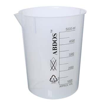 Abdos P50608 Large Capacity PP Beaker; 10,000 mL, 1/Pk from Cole-Parmer ...