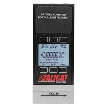 Alicat Mass Flowmeter with Display, 0 - 20 SLPM, Battery Operated from ...