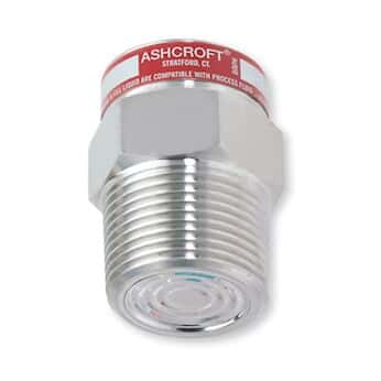 Ashcroft Diaphragm seal, 316 SS, halocarbon filled from Cole-Parmer