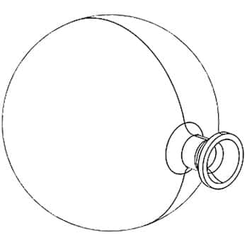 Buchi 000426 2000 mL receiving flask for Rotary Evaporators from Cole ...