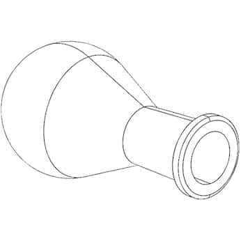 Buchi 008751 100 mL evaporator flask for Rotary Evaporators, 24/40 ...