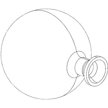 Buchi 020728 1000 mL safety-coated receiving flask for Rotary ...