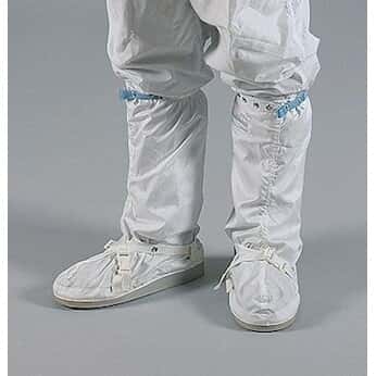 ChemStat 909A Plus Knee High Boots, Large, White from Cole-Parmer