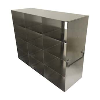 Cole-Parmer Upright Freezer Rack for Standard 3" Boxes, 3 x 4 Array ...