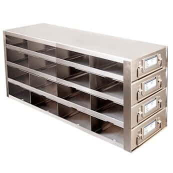 Cole-Parmer Upright Freezer Drawer Rack for 96/384-Well Plates, 96-Well ...