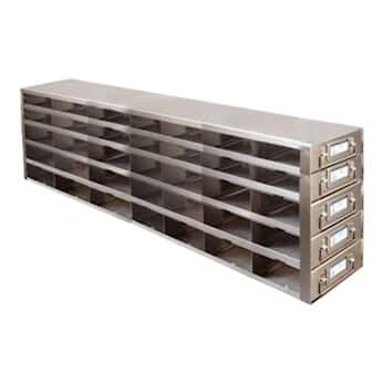 Cole-Parmer Upright Freezer Drawer Rack for 96/384-Well Plates, 96-Well ...