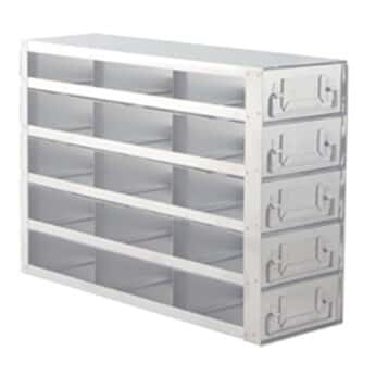Cole-Parmer Upright Freezer Drawer Rack for Standard 2" Boxes, 3 x 5 ...