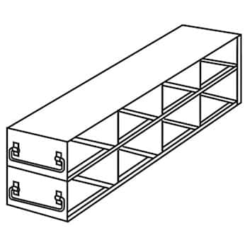Cole-Parmer Upright Drawer Freezer Rack for 0.2 mL Tube 96-Well PCR ...
