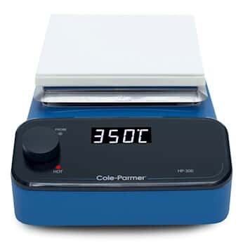 Cole-Parmer HP-300-BC Digital Hot Plate, 15 x 15 cm, Ceramic, Blue; 230 ...