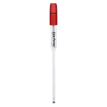 Cole-Parmer Interchangeable Cable Refillable SJ Glass pH Probe; 210x6mm ...