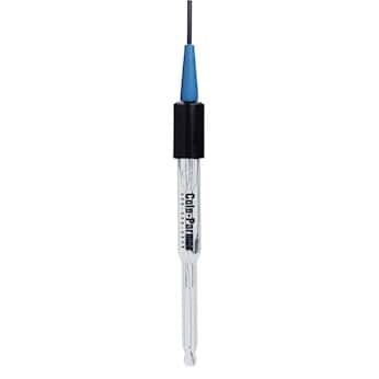 Cole-Parmer pH electrode, Refillable/SJ/Glass/High pH/Sodium/154x8mm ...