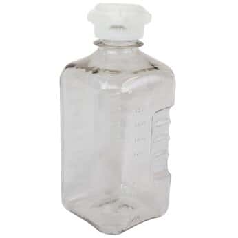 Cole-Parmer Single-Use Sterile Media Bottle, PETG, 53B Cap, 2000 mL; 6 ...
