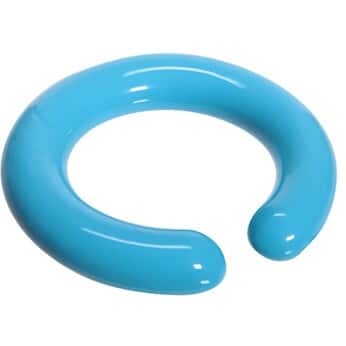 Cole-Parmer Vinyl Covered Lead Ring Weight, Blue; Fits 125 to 500 mL ...