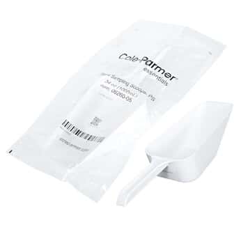 Cole-Parmer Sterile Lab Sampling Scoops, Polystyrene, 1000 mL (34 oz ...