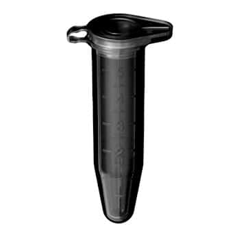 Cole-Parmer Microcentrifuge Tubes, Non-Sterile, Black, Polypropylene ...