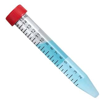 Cole-Parmer Centrifuge Tubes, Sterile, Red Cap, Polypropylene, Conical ...