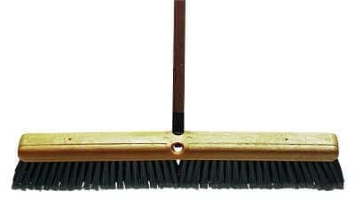 Block floor sweeps; material; plastic with polypropylene fill; 24" W ...