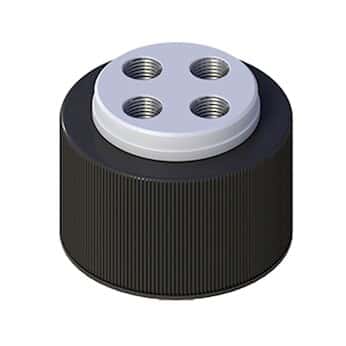 Cole-Parmer VapLock™ Solvent Delivery Cap with 304 SS Port Thread ...