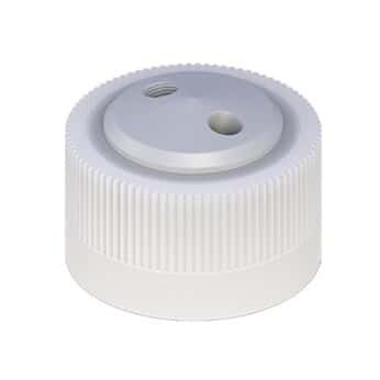 Cole-Parmer VapLock™ Solvent Delivery Cap, two 1/4"-28 ports, 38-430; 1 ...