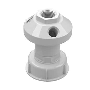 Cole-Parmer VapLock™ Solvent Waste Manifold, PP, DIN 50, 1x1/2" NPT ...