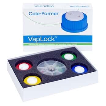 Cole-Parmer VapLock™ Solvent Delivery Cap Kit, for HPLC Reverse Phase ...