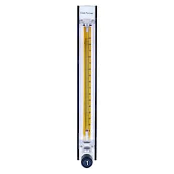 Cole-Parmer Variable Area Flowmeter, 316 Stainless Steel, Glass Float ...