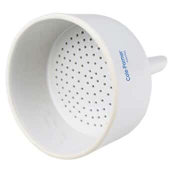 Cole-Parmer Buchner Funnels, Porcelain, 3 mL; 12/PK from Cole-Parmer