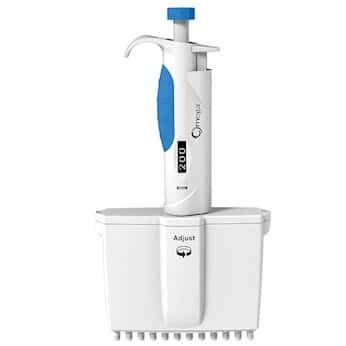 Cole-Parmer 12 Channel Mechanical Adjustable-Volume Pipette, 30 to 300 ...