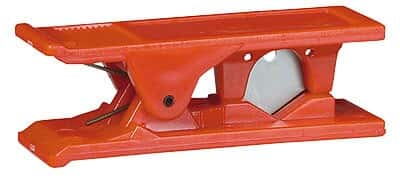 Plastic tubing cutter from Cole-Parmer Canada