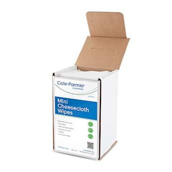 Always in Stock - Cole-Parmer Cheesecloth Lab Wipes, 7" x 14"; 200/PK ...