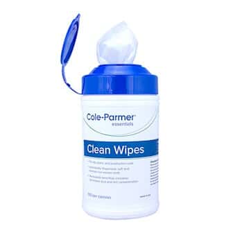 Always in Stock - Cole-Parmer Dry Clean Lab Wipes, 6" x 7.5"; 100 Wipes ...