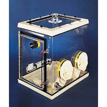 Gloved Containment Chamber with top vent; chamber dim.; 28" x 30" x 23 ...