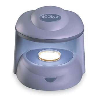 Supercount colony counter, poured plate from Cole-Parmer