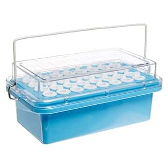 Cole-Parmer Mini-Cooler, -20°C, 0.5-2mL, 32-Place, Blue from Cole ...