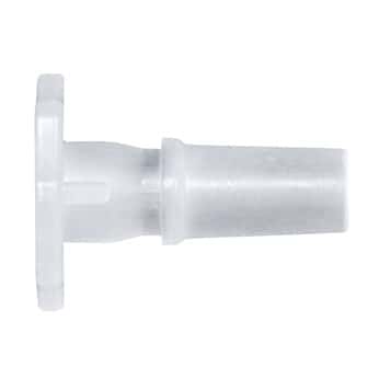 Cole-Parmer Luer to Plug Fitting, Straight Adapter, Natural Nylon ...