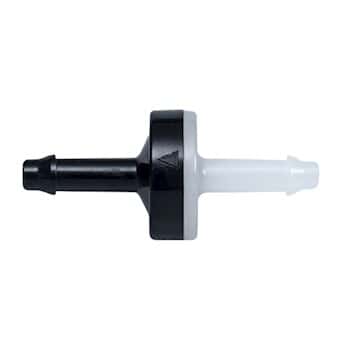 Cole-Parmer Miniature Check Valve, Nylon Housing, Silicone Diaphragm, 3 ...