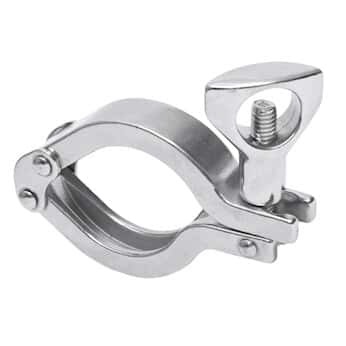Cole-Parmer Fitting, 304 Stainless Steel, Sanitary Clamp, 4" from Cole ...