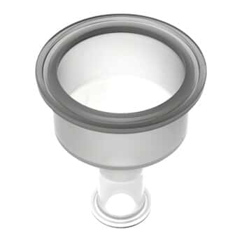 Cole-Parmer Sanitary Fitting, Straight Reducer, Polypropylene, 2" x 3/4 ...