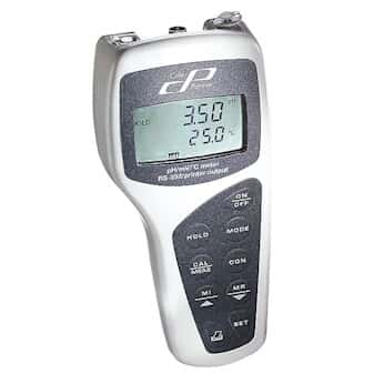 Cole-Parmer pH/mV/temperature meter with RS-232 and all-in-one ...