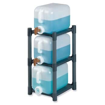 Modular PP Carboy Rack for Square Carboys, 3 Shelf from Cole-Parmer