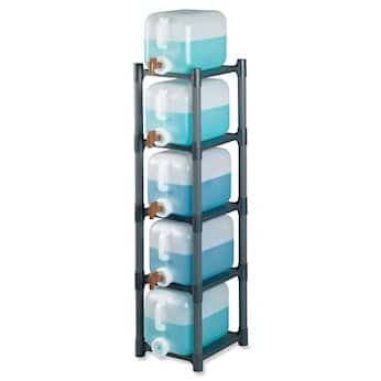 Modular PP Carboy Rack for Square Carboys, 5 Shelf from Cole-Parmer