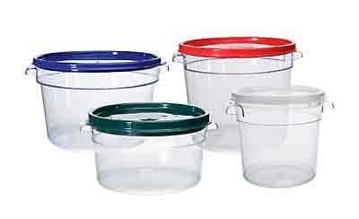 Snap-On Lid, PP, Translucent, for 1-L containers, 12/pk from Cole-Parmer