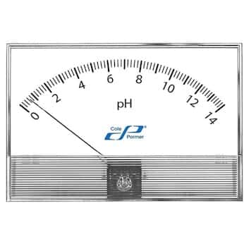 Cole-Parmer Panel Meter, 6-12 pH, 4-20 mA Input Sku6556008 from Cole-Parmer