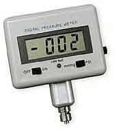 Pressure Vacuum Meter, Dual Range, 1999 mm Hg / 199.9 in H 2 O from ...