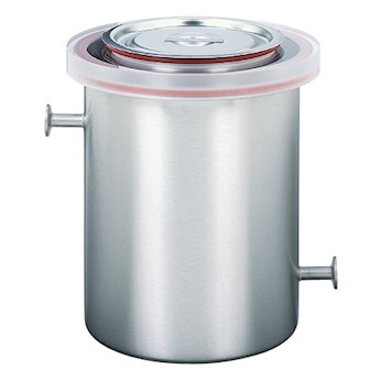 Foreline liquid nitrogen cold trap, NW25 connection from Cole-Parmer