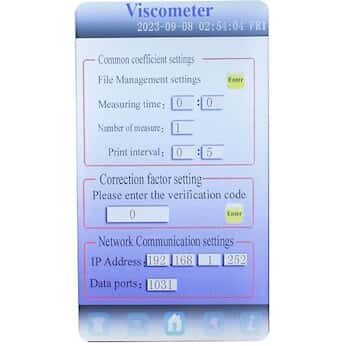 Cole-Parmer Professional Intelligent Touch-Screen Rotary Viscometer; 10 ...