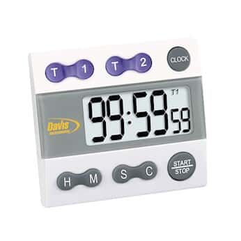 Cole-Parmer Four-channel, jumbo display clock/timer - +/-9 sec/day from ...
