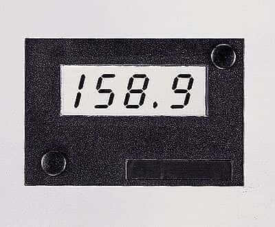 Flat-mount, loop-powered panel meter with LCD, 4 to 20 mA from Cole ...