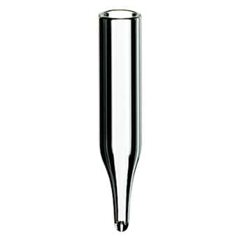 Cole-Parmer Limited-Volume Insert, Glass, Conical Bottom, 12 mm taper ...